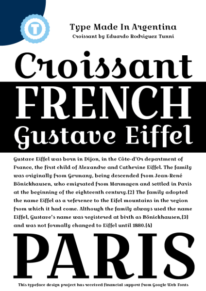 Croissant One Font · 1001 Fonts