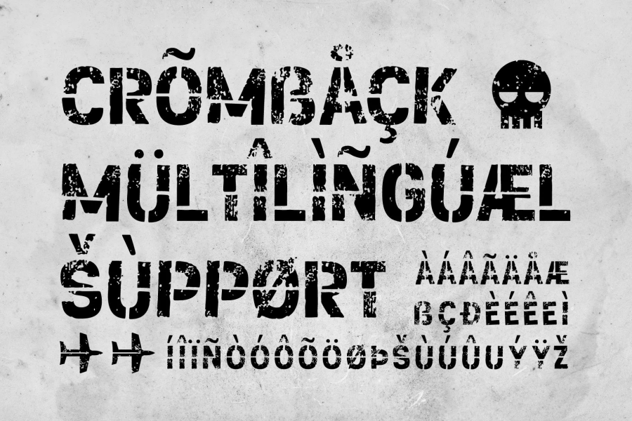 Cromback Demo Font · 1001 Fonts