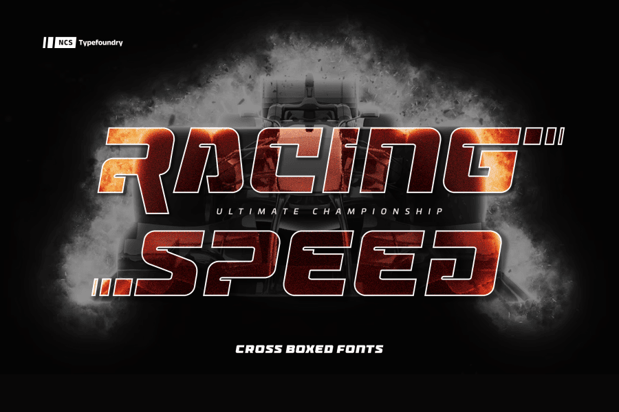 Cross Boxed Font · 1001 Fonts