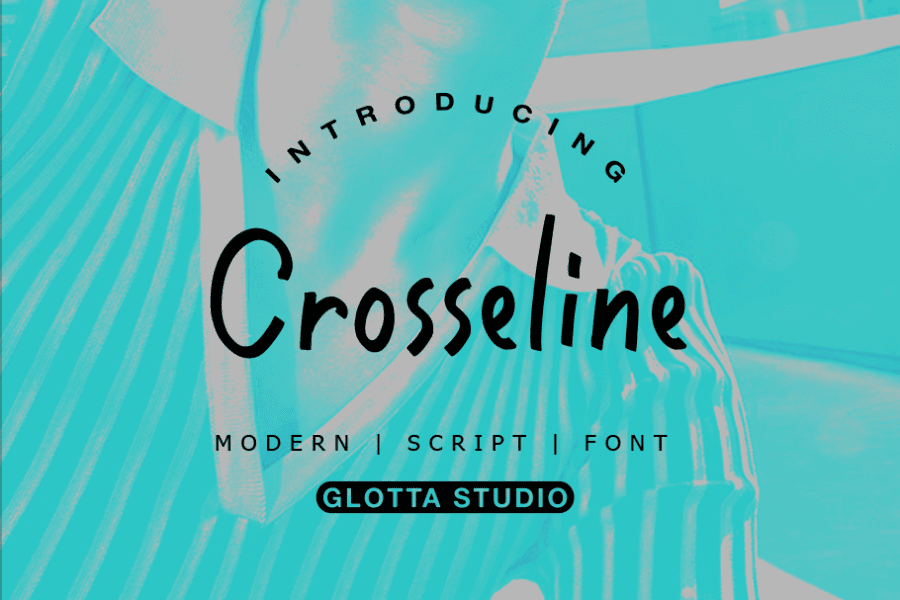 Crosseline Font · 1001 Fonts