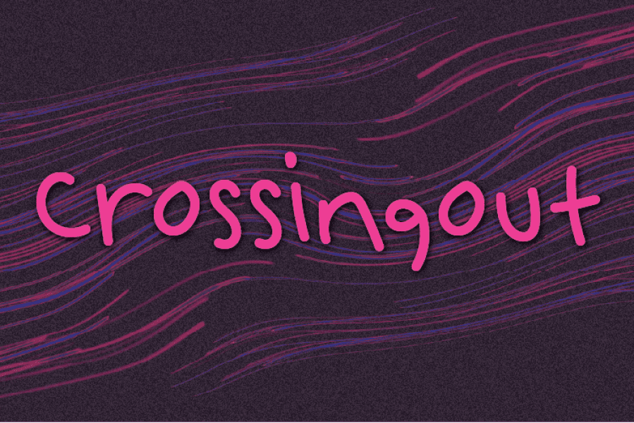Crossingout Font · 1001 Fonts