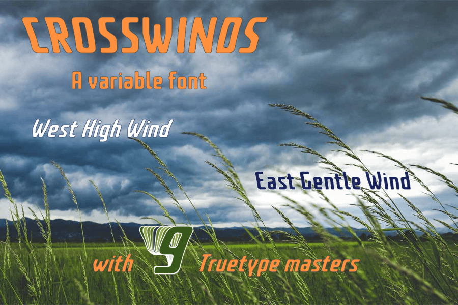 5 Free Wind Fonts · 1001 Fonts