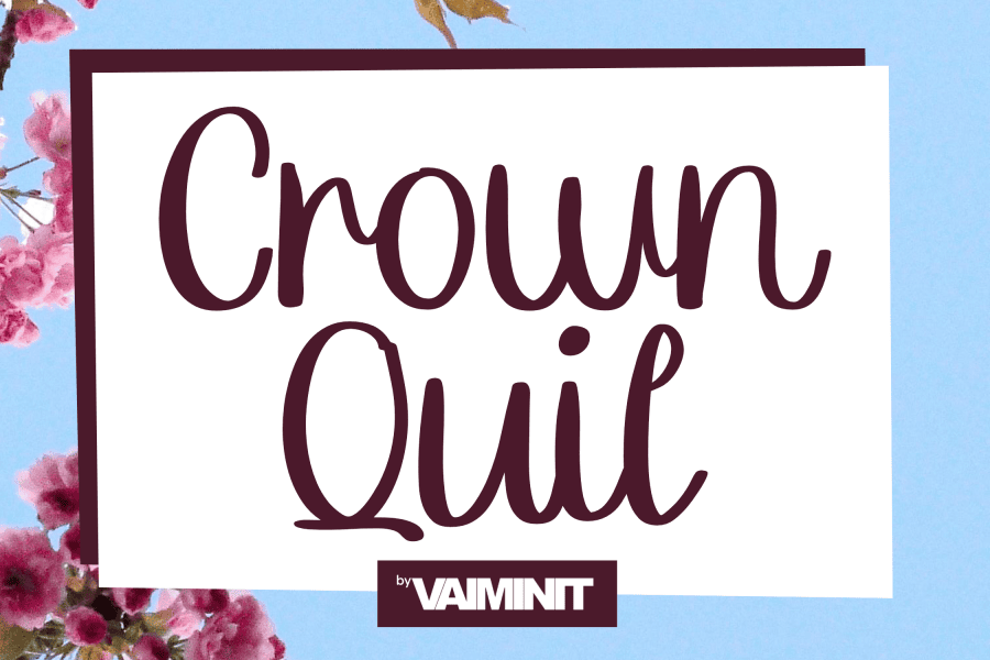 Crown Quill Font · 1001 Fonts