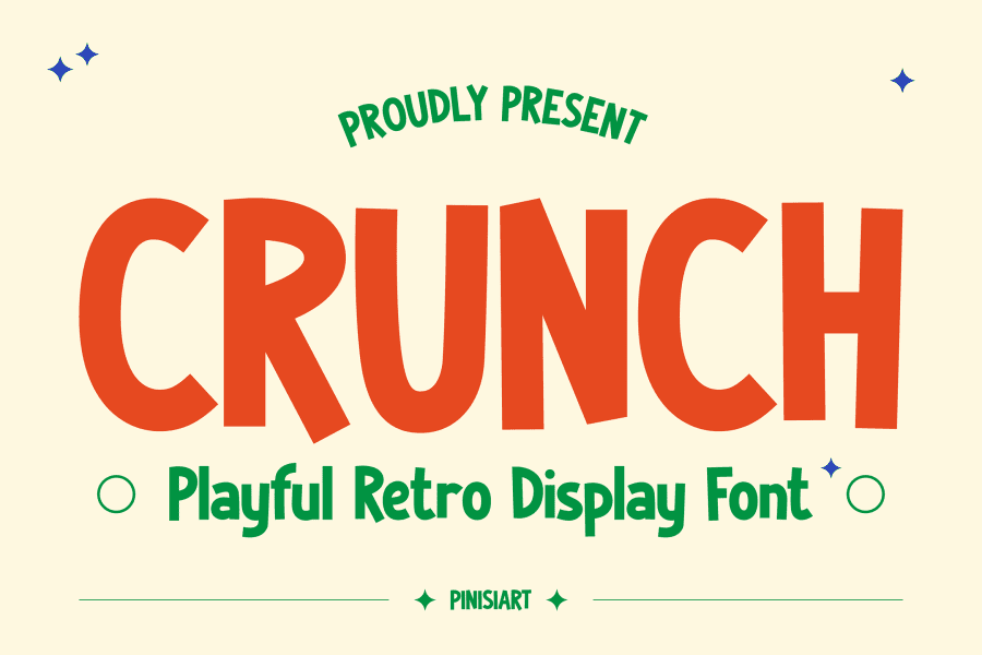 8 Free Crunchy Fonts · 1001 Fonts