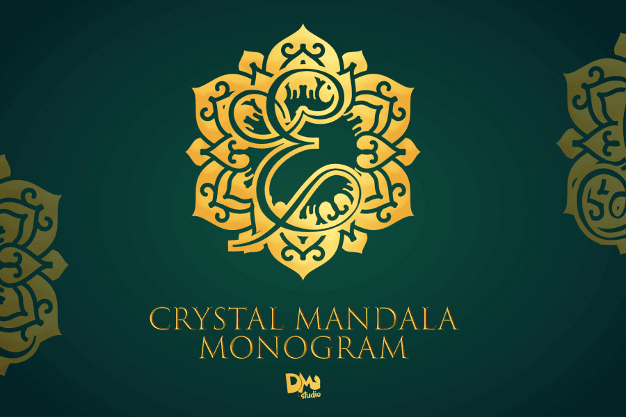 1 Free Crystal Monogram Font · 1001 Fonts