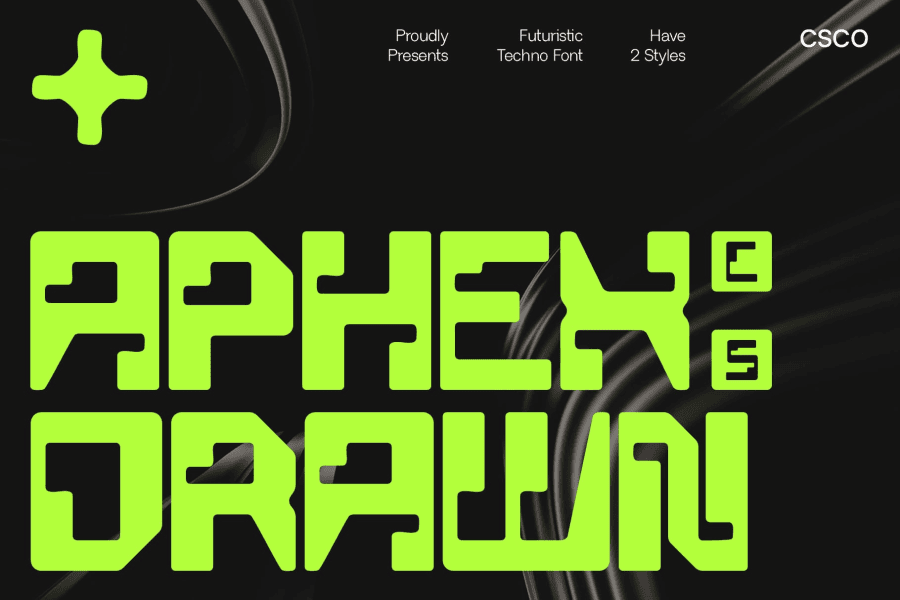 CS Aphex Drawn Demo Font · 1001 Fonts