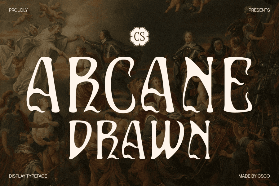 CS Arcane Drawn Demo Font · 1001 Fonts