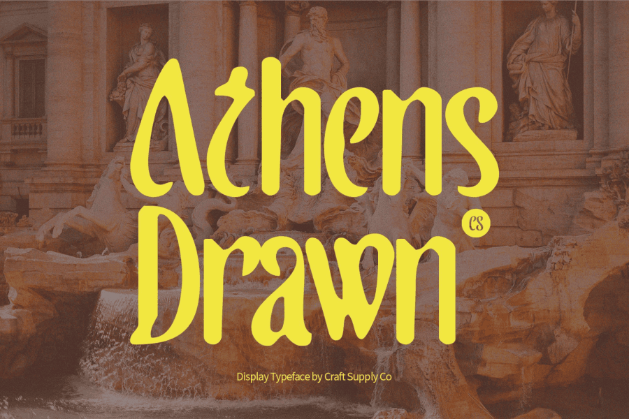CS Athens Drawn Demo Font · 1001 Fonts