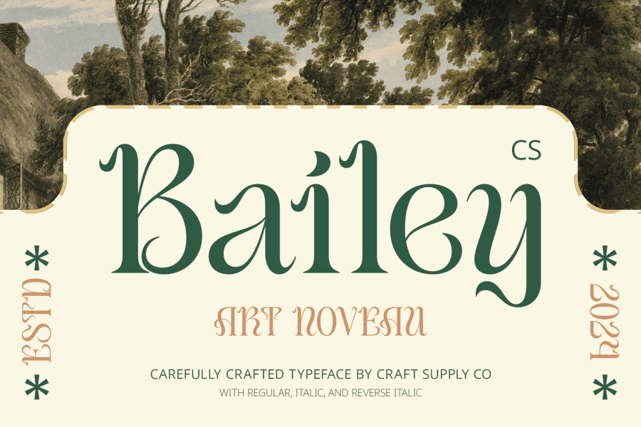 CS Bailey Demo Font · 1001 Fonts