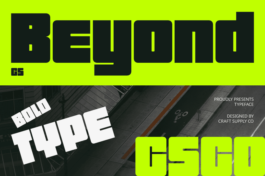 CS Beyond Demo Font · 1001 Fonts