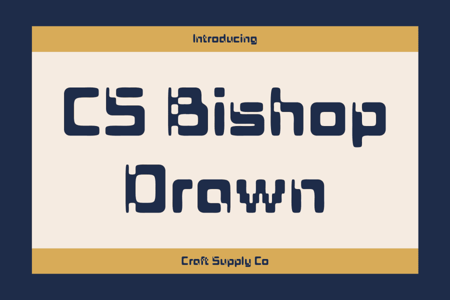 CS Bishop Drawn Demo Font · 1001 Fonts