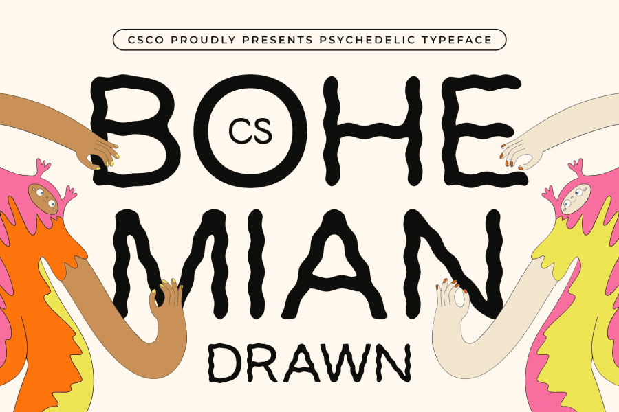 CS Bohemian Drawn Demo Font · 1001 Fonts