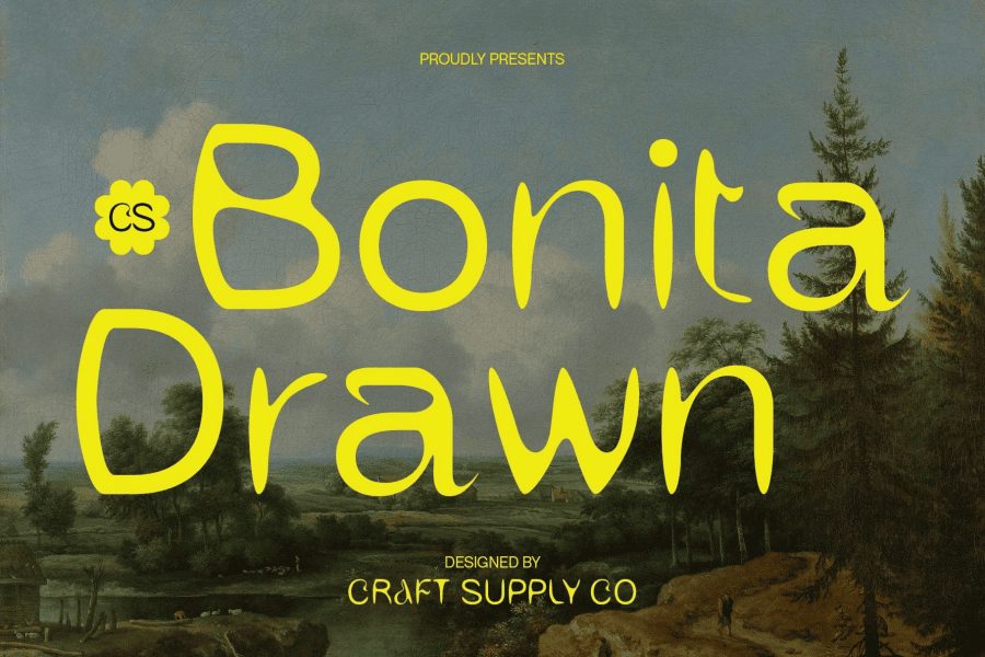 CS Bonita Drawn Demo Font · 1001 Fonts