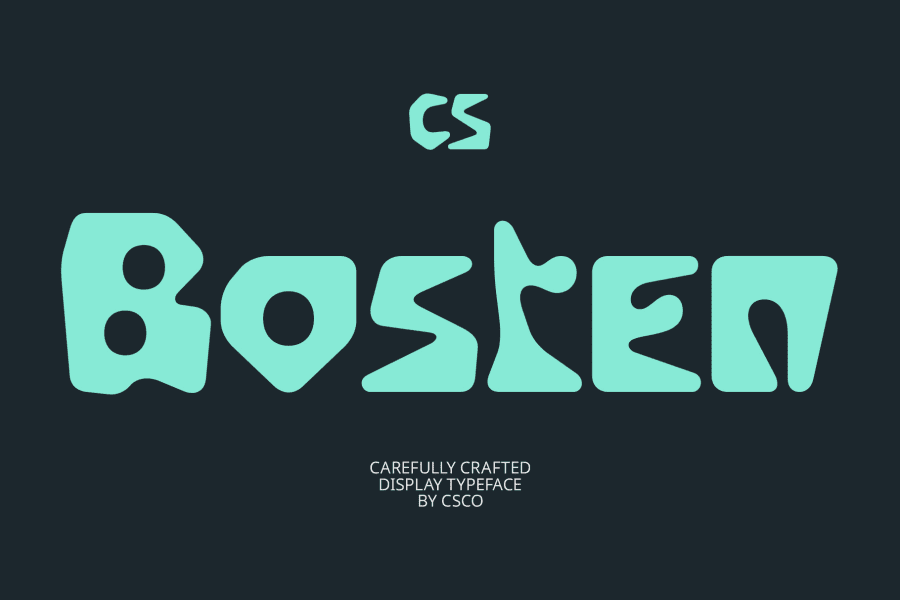 CS Bosten Demo Font · 1001 Fonts