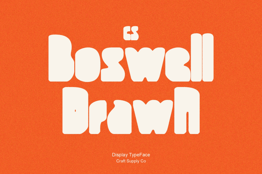 CS Boswell Drawn Demo Font · 1001 Fonts