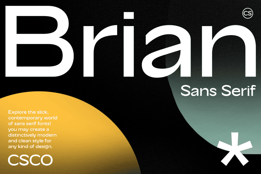 CS Brian Demo Font · 1001 Fonts