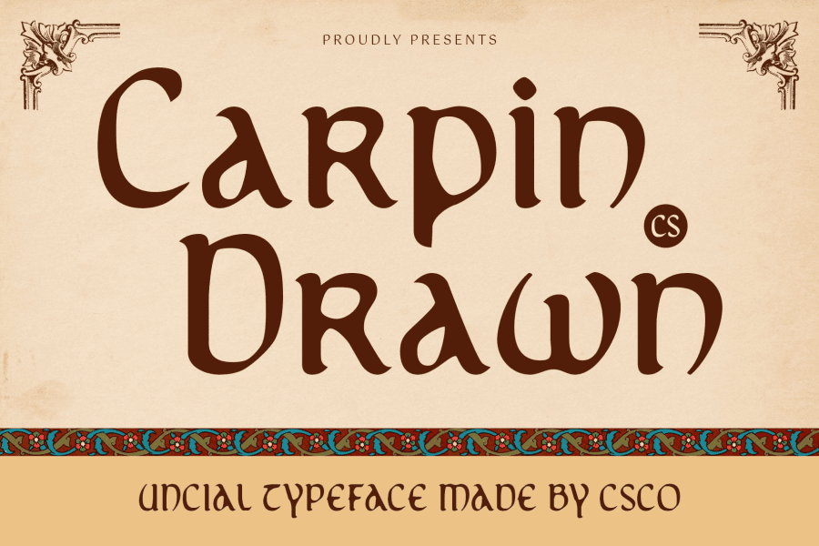 CS Carpin Drawn Demo Font · 1001 Fonts