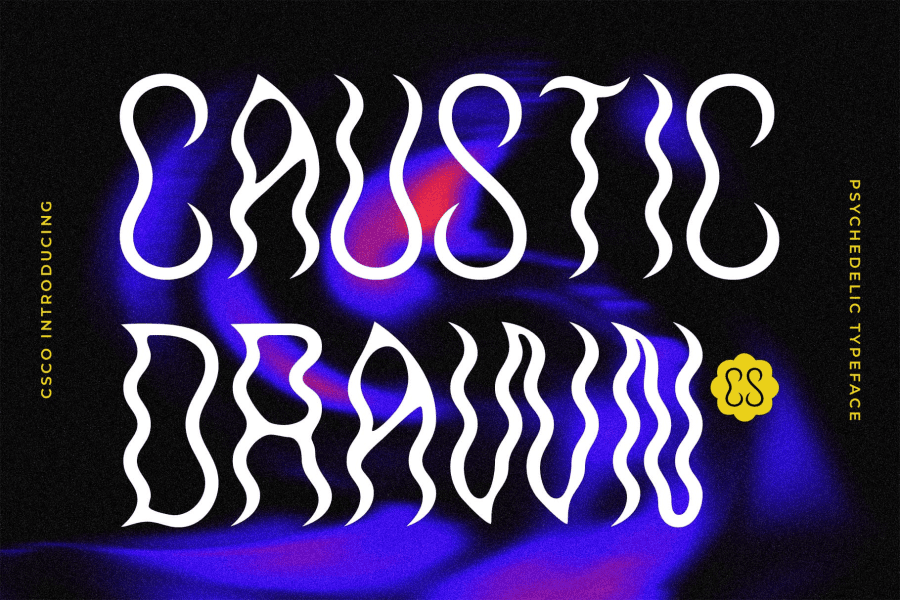 CS Caustic Drawn Demo Font · 1001 Fonts