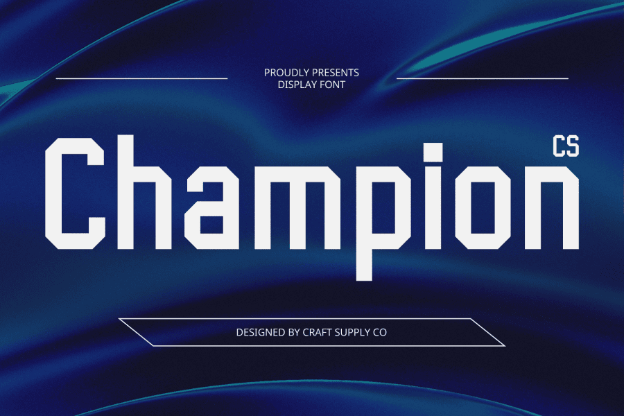 CS Champion Demo Font · 1001 Fonts