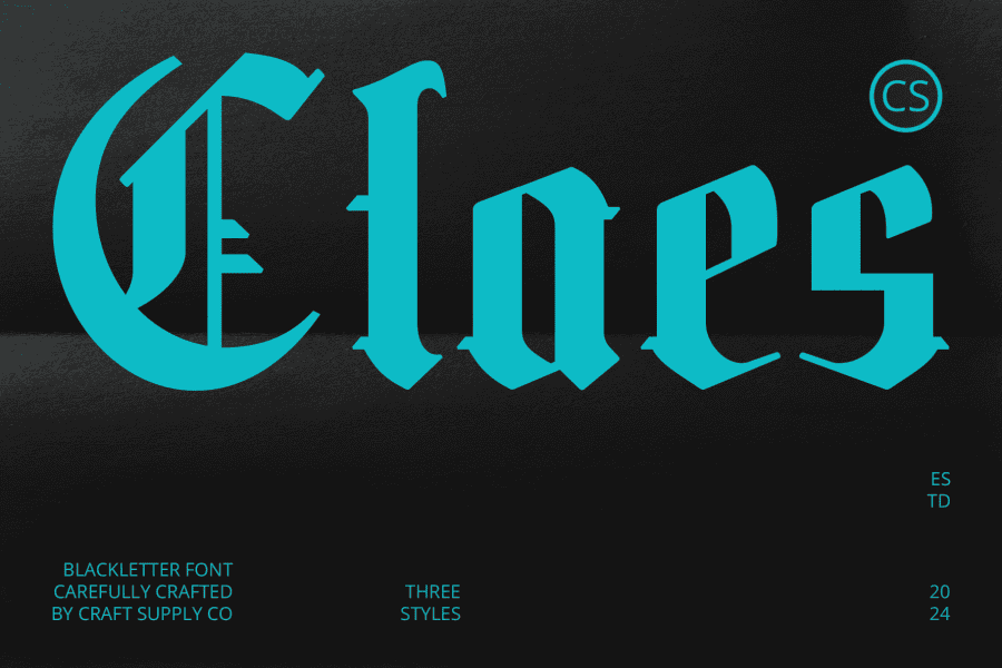 CS Claes Demo Font · 1001 Fonts