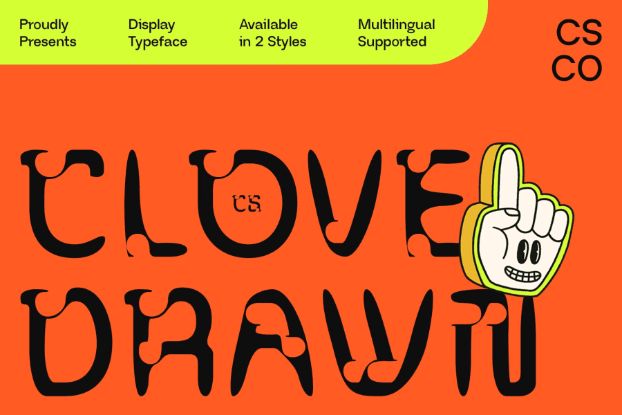CS Clove Drawn Demo Font · 1001 Fonts