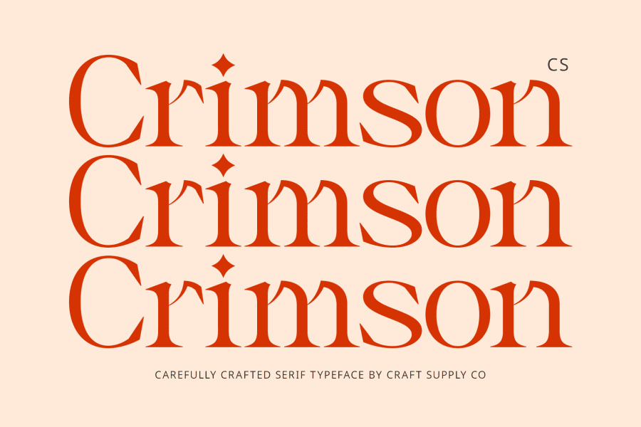 CS Crimson Demo Font · 1001 Fonts