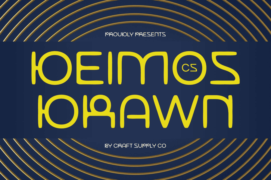 CS Deimos Drawn Demo Font · 1001 Fonts
