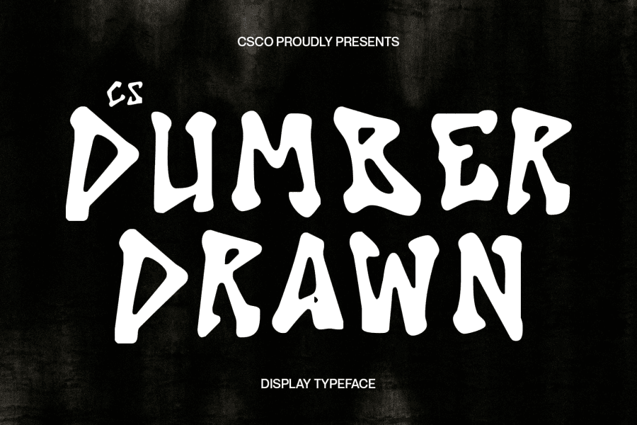 CS Dumber Drawn Demo Font · 1001 Fonts