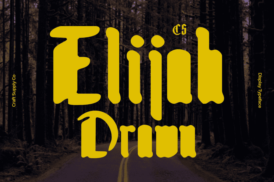 CS Elijah Drawn Demo Font · 1001 Fonts