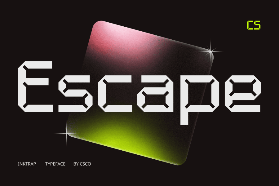 CS Escape Demo Font · 1001 Fonts