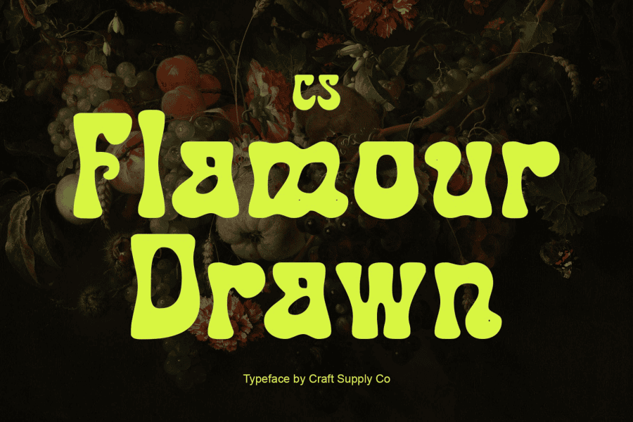 CS Flamour Drawn Demo Font · 1001 Fonts