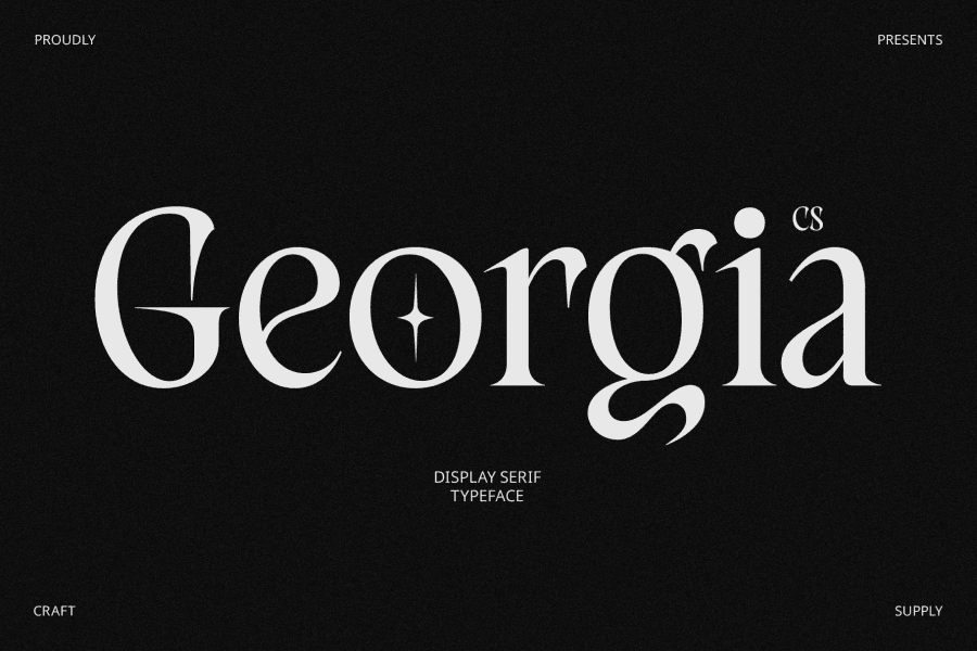 CS Georgia Demo Font · 1001 Fonts