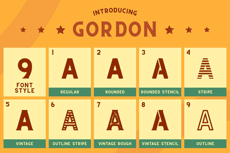 CS Gordon Font · 1001 Fonts