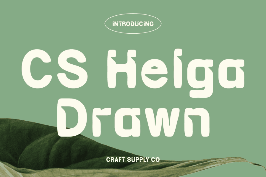 CS Helga Drawn Demo Font · 1001 Fonts