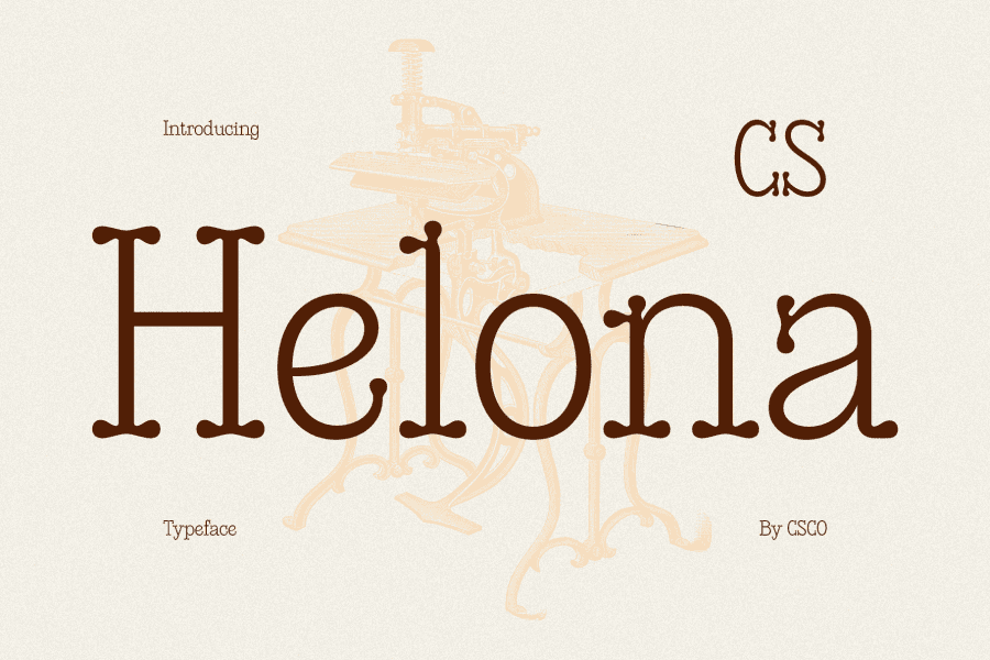CS Helona Demo Font · 1001 Fonts