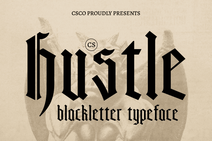 CS Hustle Demo Font · 1001 Fonts