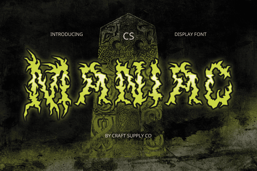 CS Maniac Demo Font · 1001 Fonts