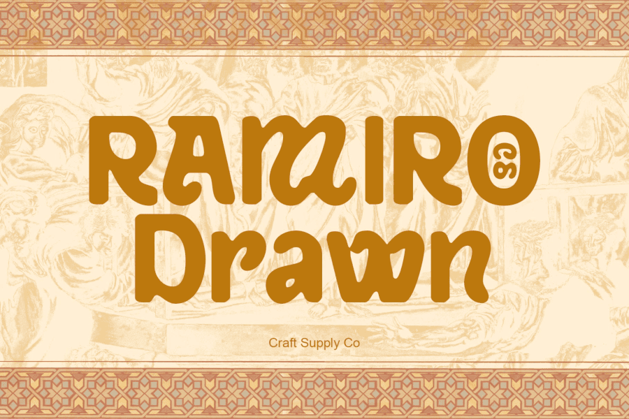 CS Ramiro Drawn Demo Font · 1001 Fonts