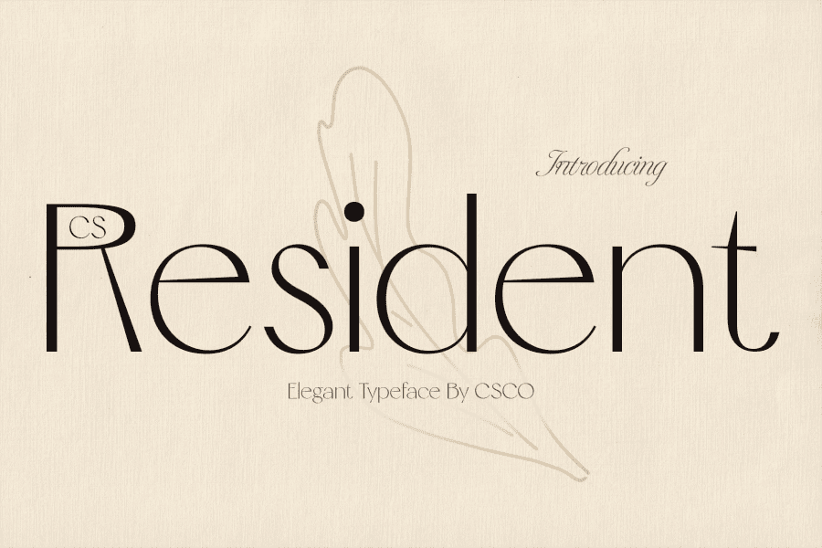 Cs Resident Demo Font 1001 Fonts