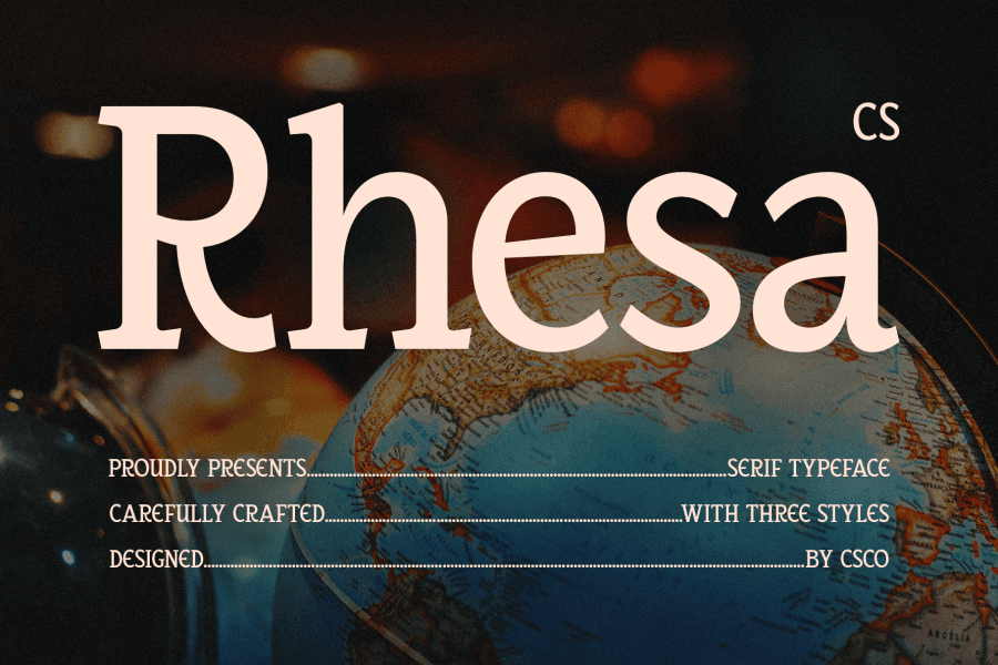 CS Rhesa Demo Font · 1001 Fonts