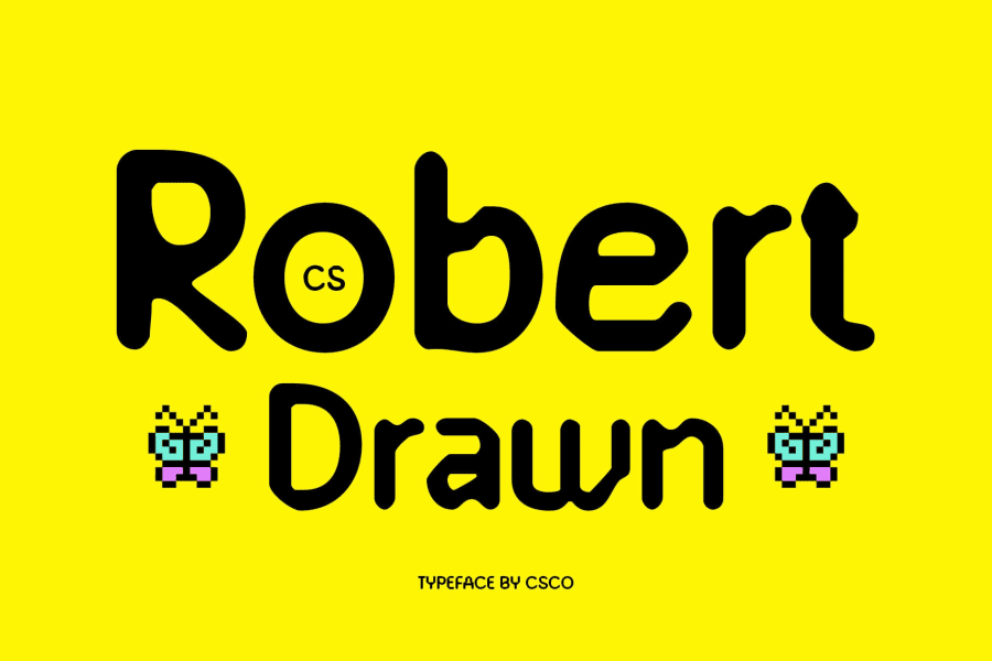 CS Robert Drawn Demo Font · 1001 Fonts