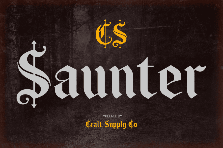 CS Saunter Demo Font · 1001 Fonts