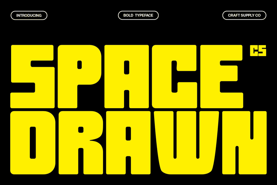 CS Space Drawn Demo Font · 1001 Fonts