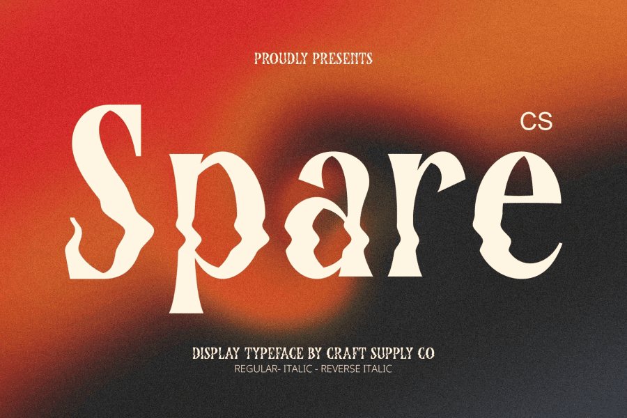 CS Spare Demo Font · 1001 Fonts