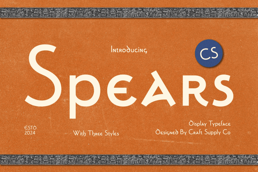 CS Spears Demo Font · 1001 Fonts