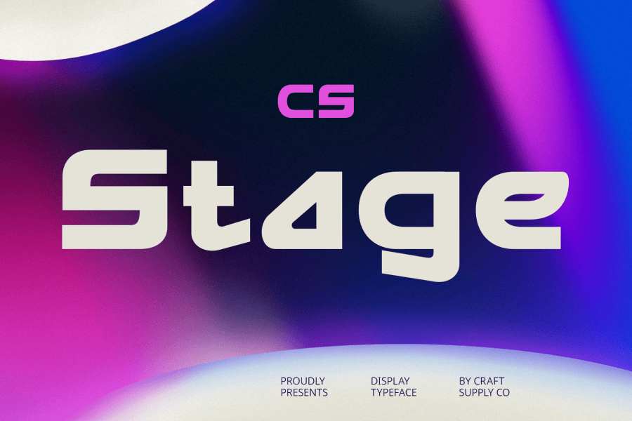 CS Stage Demo Font · 1001 Fonts