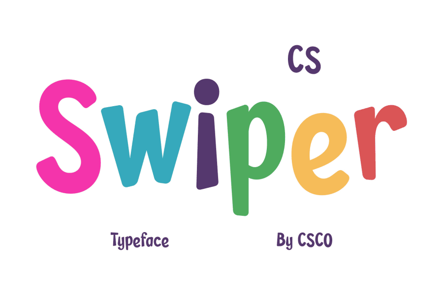 CS Swiper Demo Font · 1001 Fonts