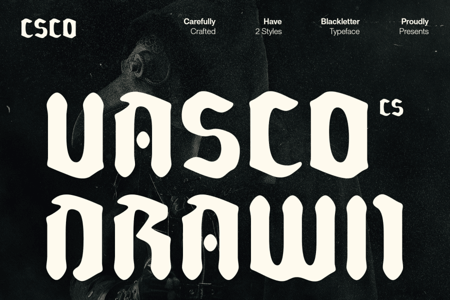 CS Vasco Drawn Demo Font · 1001 Fonts