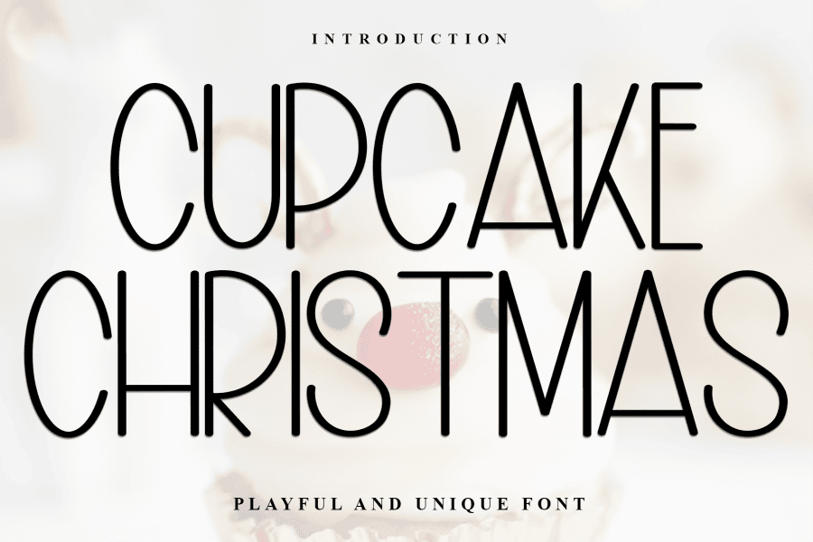 Cupcake Christmas Font · 1001 Fonts