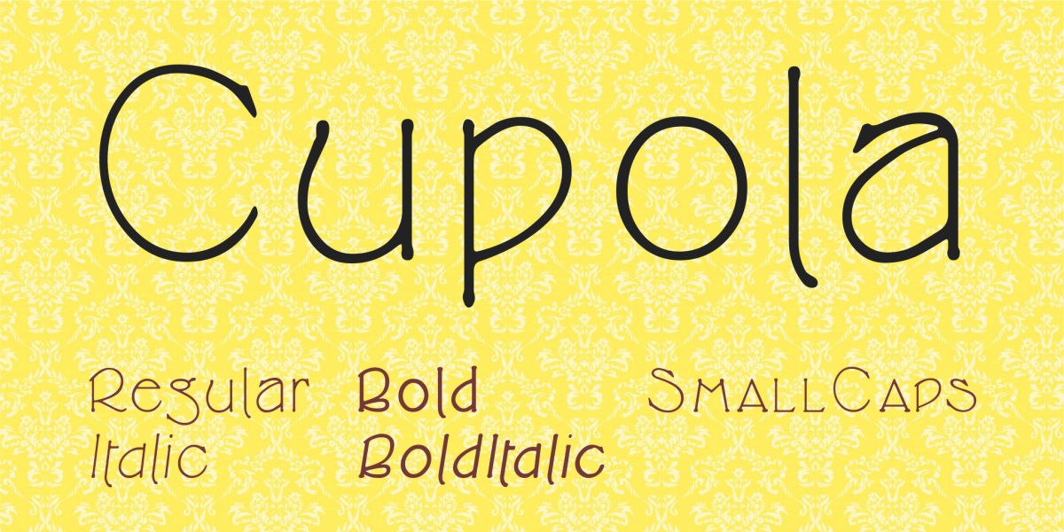 Cupola Font Family · 1001 Fonts